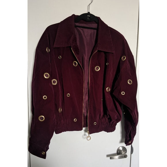 Jackets & Coats | Vintage Grommet Bomber Jacket | Poshmark
